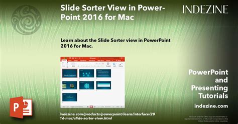 Slide Sorter View In PowerPoint For Mac