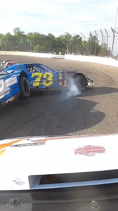Street Stock Hard Crash Racing Crash Shorttrackracing Youtube