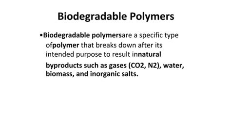 Polymer Degradation Classification And Typespdf