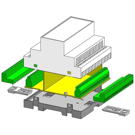 Modular Din Rail Enclosures Modular Enclosure Md 22 5 Manufacturer From Mumbai