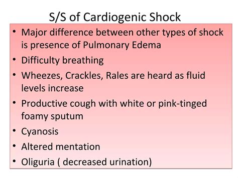 Physiology Of Shock Ppt