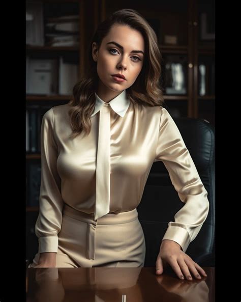 Sexy Outfits Fashion Outfits Satin Clothing Tv Girls Satin Blouses