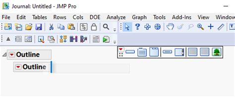 Solved Adding Outlines Horizontally In Journal Jmp User Community