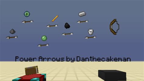 Power Arrows A Two Command Block Creation That Pushes The Limits Of Normal Arrows Minecraft Map