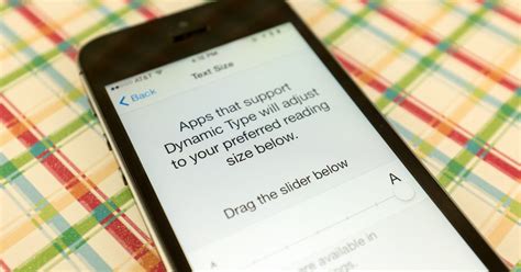 an easier way to adjust font size on ios 8 cnet