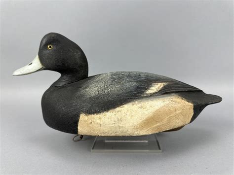 At Auction Ben Schmidt Ben Schmidt Bluebill Drake Duck Decoy