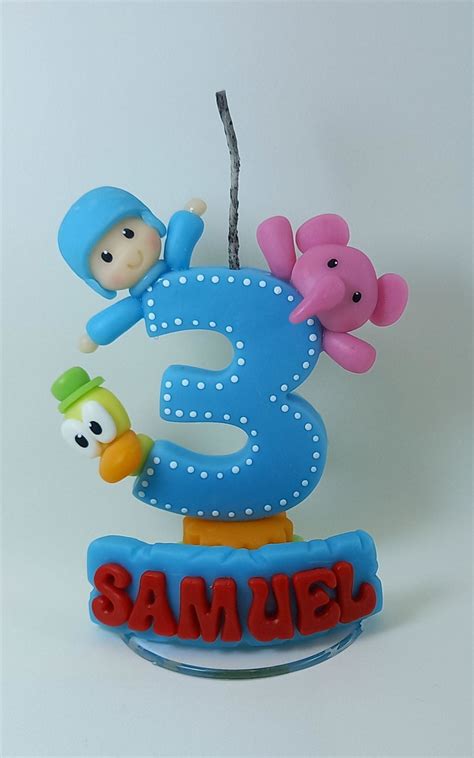 Vela Pocoyo Loja Gumili Artes E Mimos Elo7 Produtos Especiais