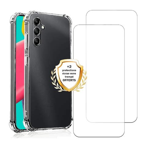 Evetane Coque Samsung Galaxy A14 Antichoc coins renforcés Silicone 2