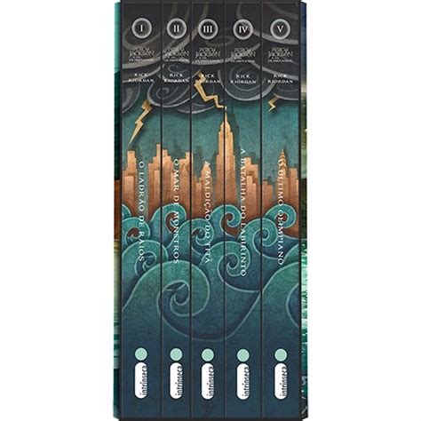 Box Percy Jackson E Os Olimpianos Nova Capa 5 Livros R 174 90 Em Mercado Livre