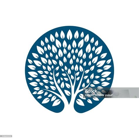 Desain Gambar Logo Pohon Ilustrasi Stok Unduh Gambar Sekarang Alam