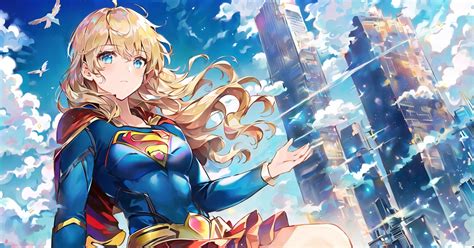 スーパーガール Flying Supergirl 2 Luciferstarのイラスト Pixiv