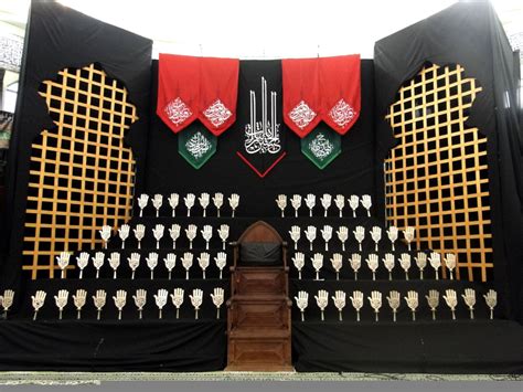 سوگواره چهارم پوستر 4 محمدجواد تیرانداز دکور هیأت هنرهیأت