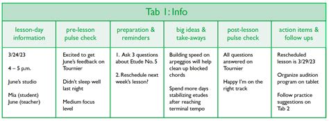Take Note Harp Column