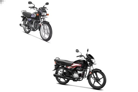 Hero Splendor Plus Vs Hero Hf Deluxe Two Commuter Bikes With Air
