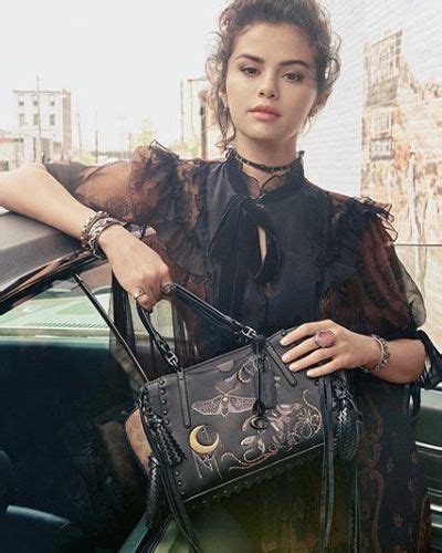 Selena Gomez Models Coach Fall 2018 Collection Slutty Raver Costumes