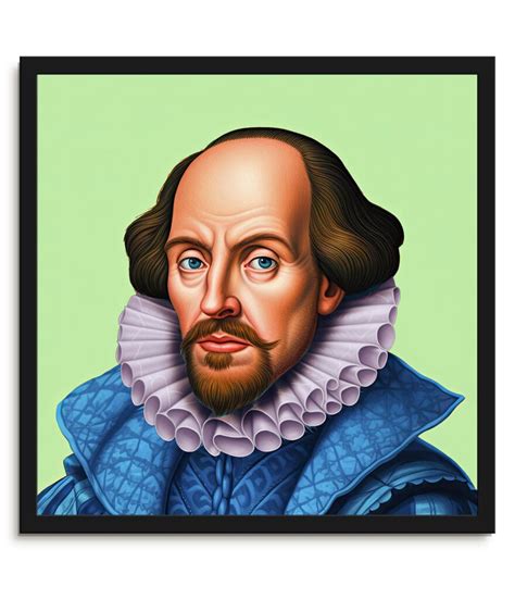 William Shakespeare Famous Faces Plume