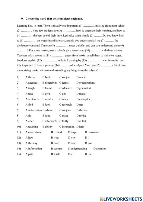 Free Work Education Worksheet Download Free Work Education Worksheet