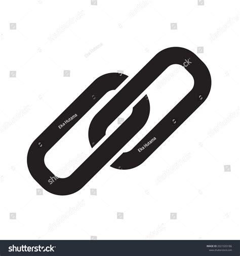 Chain Link Symbol Flat Icon Ui Stock Vector Royalty Free 2021033186 Shutterstock