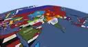 Small Scale World Flag Map Java Minecraft Map