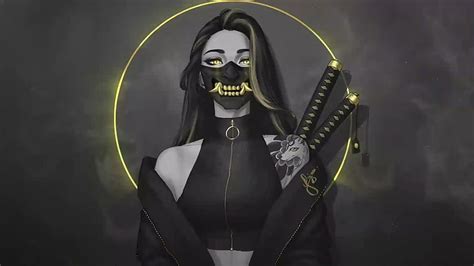 1080p Free Download Samurai Girl Oni Mask Live Demon Mask Hd Wallpaper Pxfuel