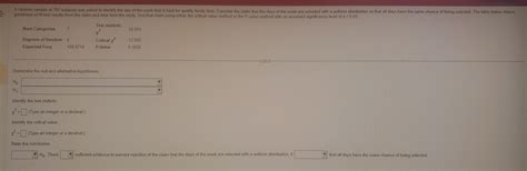 Solved Determine The Null And Alternative Hypotheses Chegg