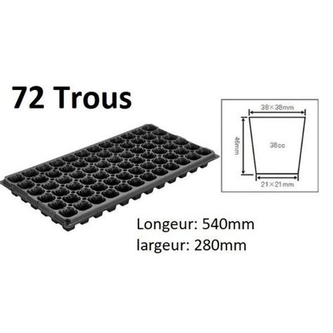 Lot De 10 Plaques Semis 128 Alvéoles Pour Pépinières Ekco Boutique