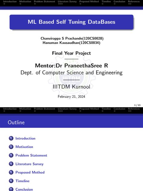 Mlbasedselftuningdatabases 1 Pdf