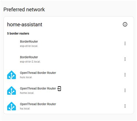 Can T Change Preferred OpenThread Border Router Matter Thread Home Assistant Community
