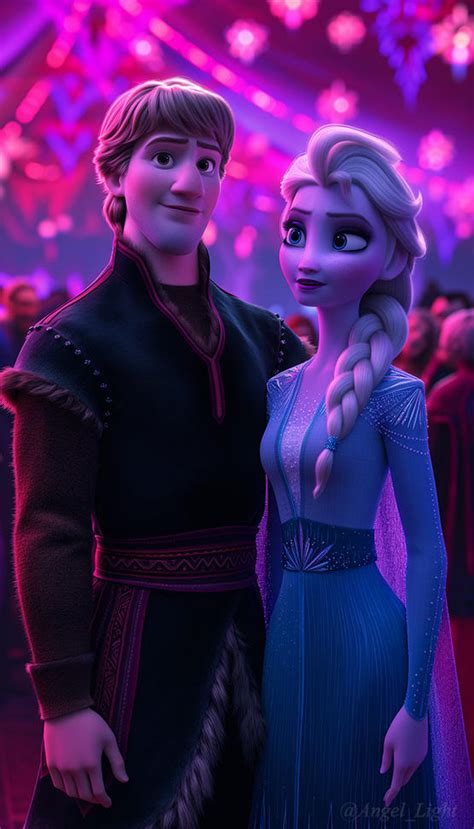 66 Elsa And Kristoff By Alnlglell On Deviantart