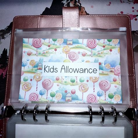 A5 Candyland Budget Binder Envelope Inserts Editable And Blank