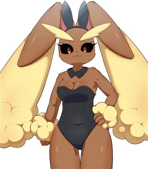Pokemon Game Porn Bunny Ears Red Eyes Eyelashes Anthro Only Medium Breasts Valorant Porn