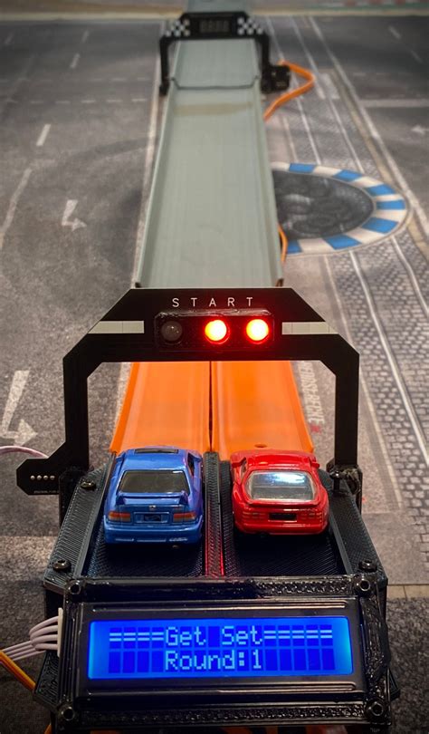 Timer For Hotwheels And Diecast Racing Start Gate And Finish Line For Track Builders Etsy