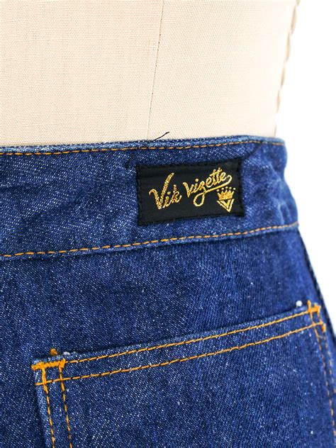 1970s Rolls Royce Embroidered Denim