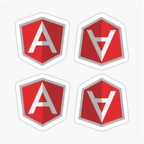 Angular 2 Stickers Redbubble