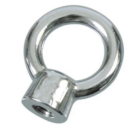 Silver Round Stainless Steel Ring Nuts At Rs 95piece Ring Nuts In