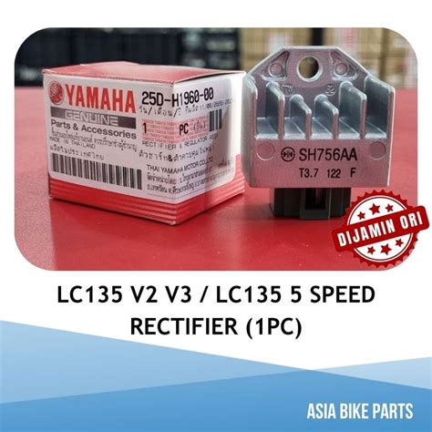 Yamaha Original Lc135 V2 V3 Lc135 5 Speed Nouvo Lc Rectifier And Regulator Katab 25d H1960
