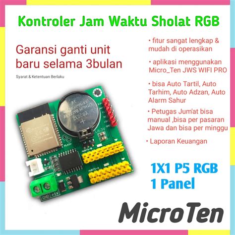 jual kontroler jws controller jws rgb wifi 1x1 p5 rgb shopee indonesia