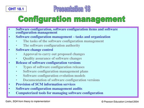 ppt software configuration software configuration items and software configuration management