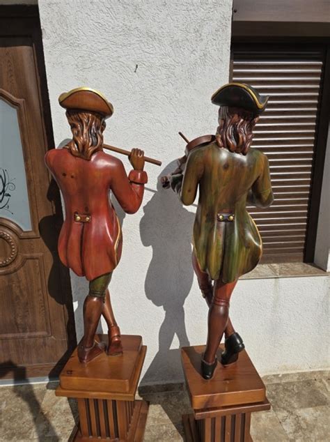Superbe Statuete Din Lemn Antic Shop Magazin Antichit