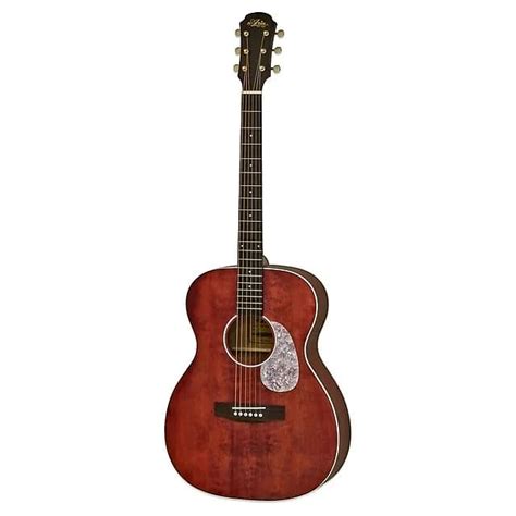 Aria Acoustic Guitar Urban Player Stained Red 6 Strings Reverb