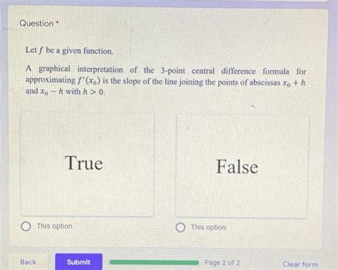 Solved Question Let F Be A Given Function A Graphical Chegg Com