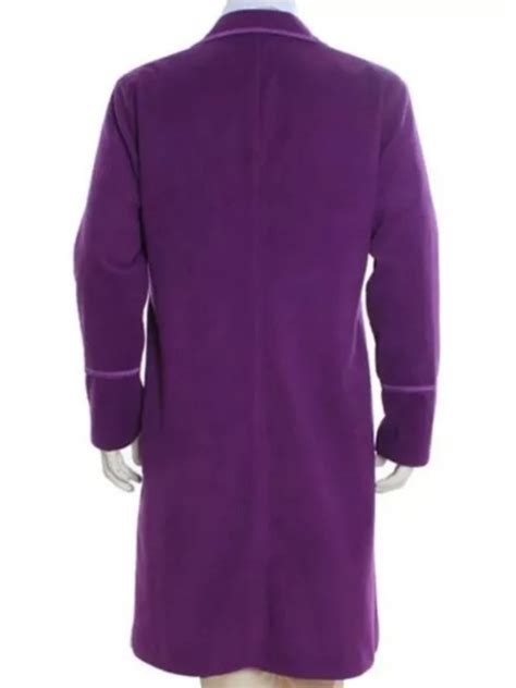 Willy Wonka Purple Coat Timothée Chalamet Purple Velvet Coat
