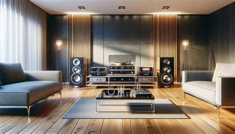 High End Modern Home Stereo Listening Room Audiophile Hi Fi Turntable