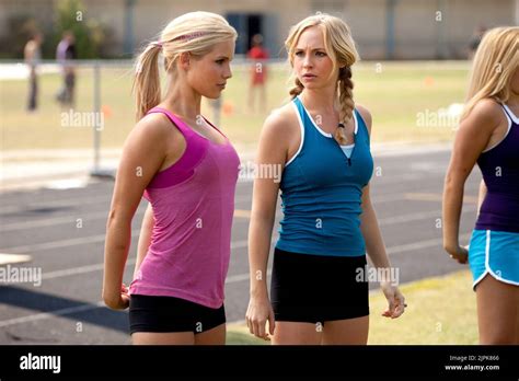 Claire Holt Candice Accola The Vampire Diaries Season 3 2011 Stock