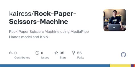 Github Kairessrock Paper Scissors Machine Rock Paper Scissors Machine Using Mediapipe Hands