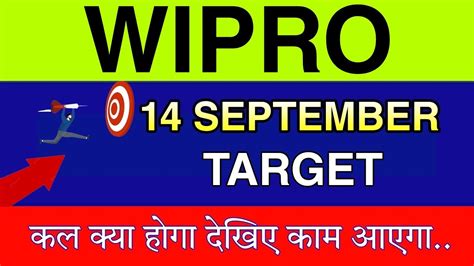 14 September Wipro Share Wipro Share Latest News Wipro Share Price