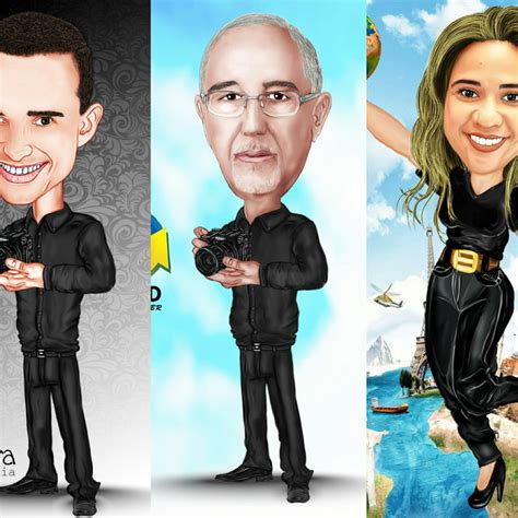 Caricatura Individual Fotógrafo Elo7 Produtos Especiais