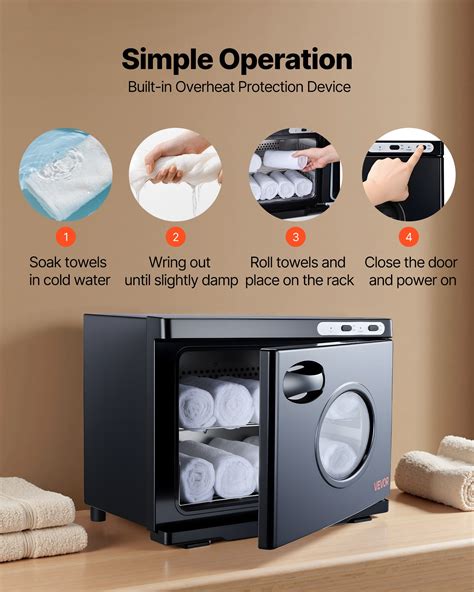Vevor Hot Towel Warmer 5 Gal Large Towel Warmer Cabinet With See