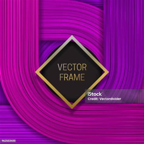 자주색 그늘에 포화 배경에 체적 프레임입니다 유행 포장 디자인 또는 표지 템플릿 0명에 대한 스톡 벡터 아트 및 기타 이미지 0명 가리기 그늘 Istock