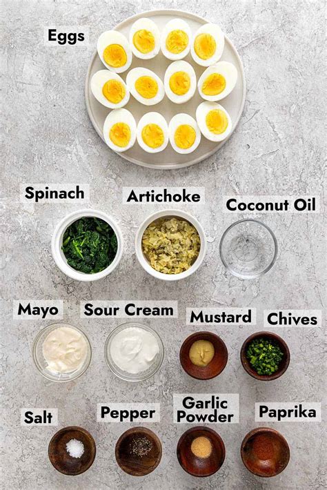 Spinach Deviled Eggs With Artichoke Jessica Gavin